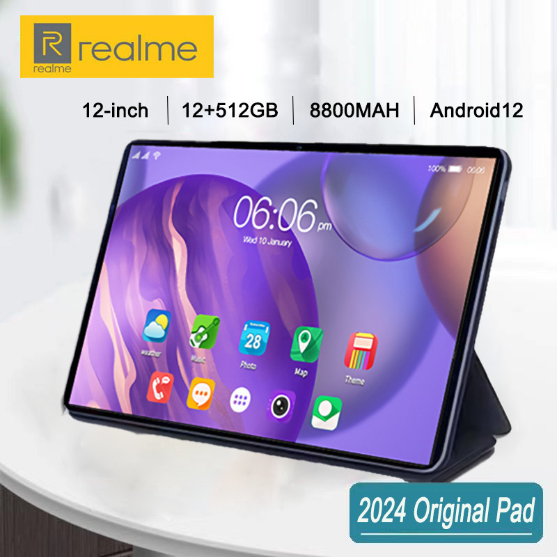 Realme Tablet Android Brand New Tablet PC 12GB+512GB Dual SIM Card 5G ...
