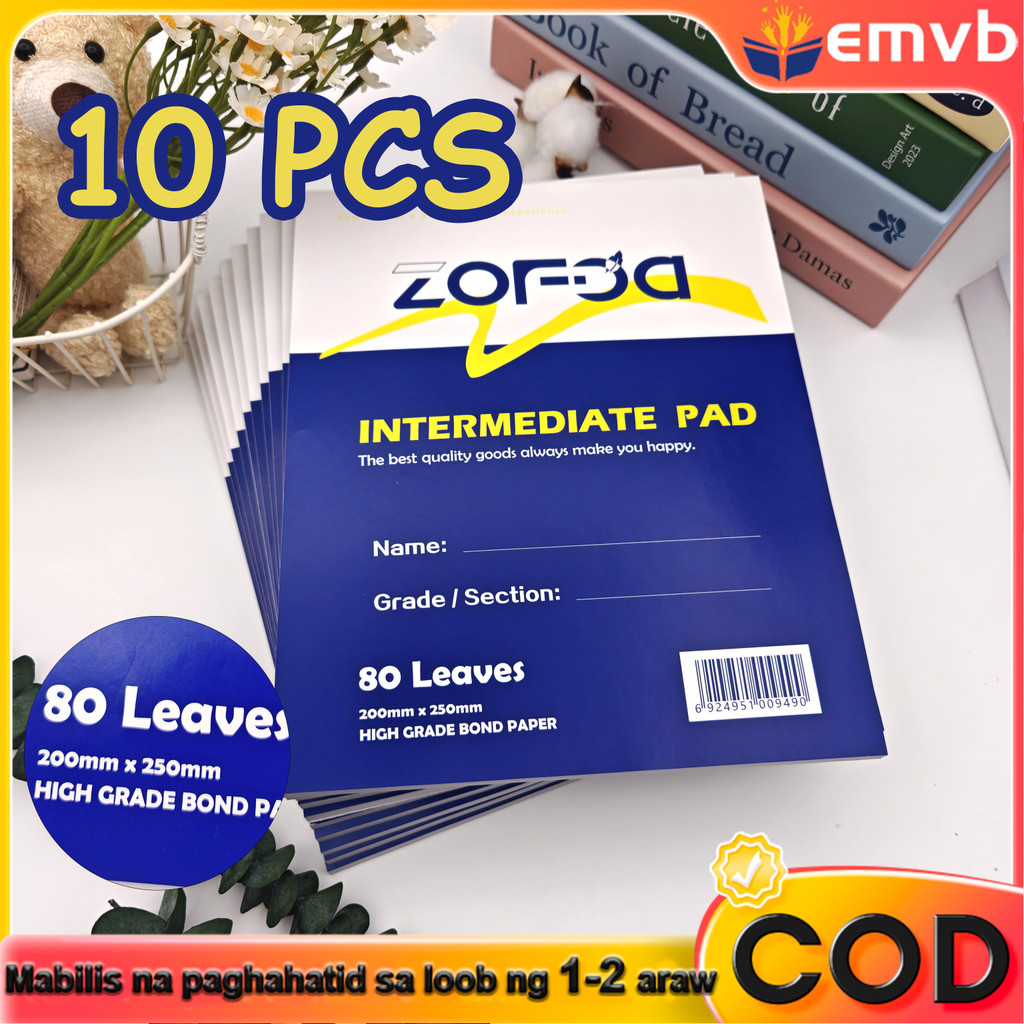 10 PCS 200x250mm 80 Leaves Big Intermediate Pad Single Line 36 Lines ...
