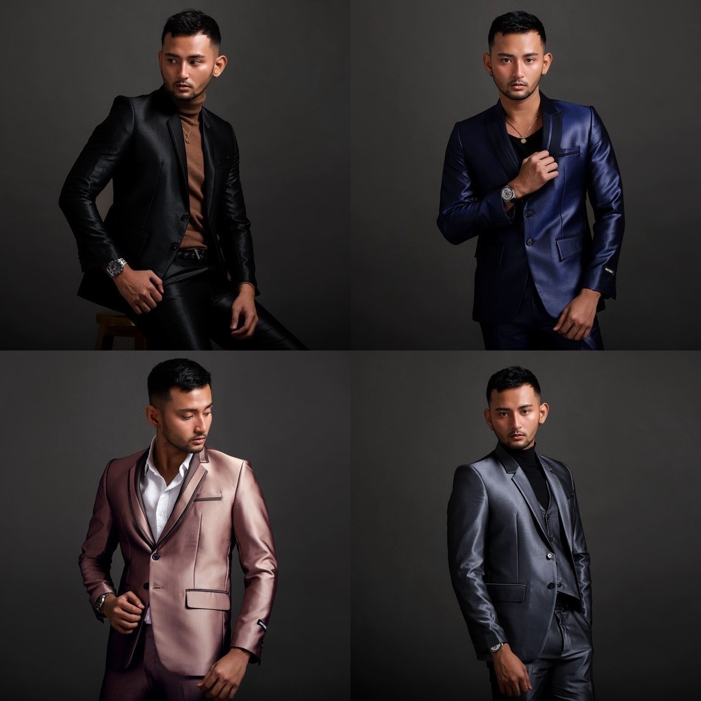 [PREMIUM ORIGINAL] SILK WOOL MEN'S JAS - MEN'S CELANA JAS 10 COLOR & MODEL CHOICES - GOLDY ...