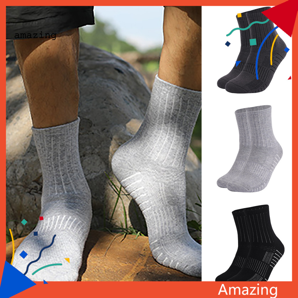 [AM] Breathable Sports Socks Wool Socks Stay Warm and Dry with Non-slip ...