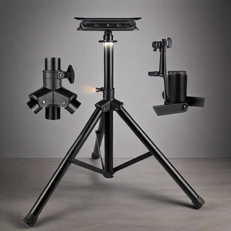 Buy 1 Take 1 Speaker Stand Professional Metal Tripod Base Black ...