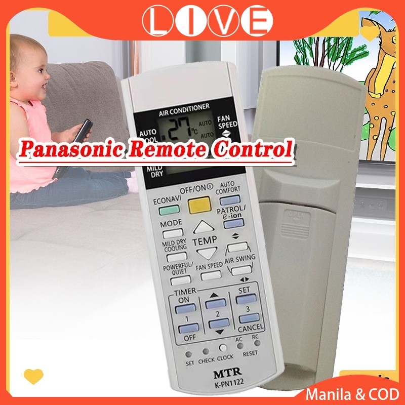 Panasonic Air-con Remote Control KS-PN1122V Universal Remote Control ...