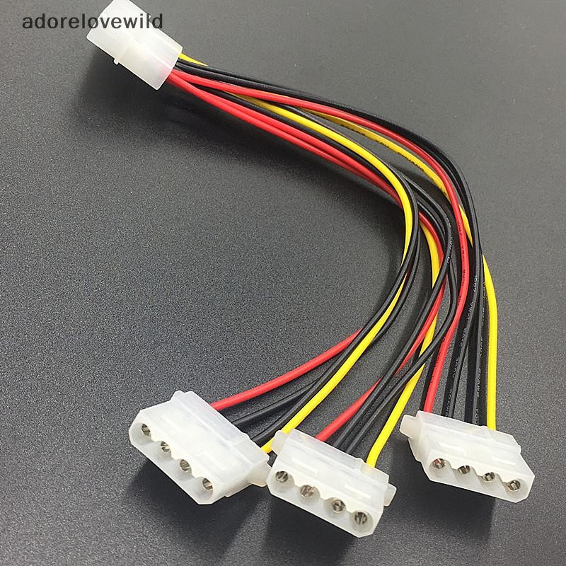 ALW High Quality 4 Pin Molex Male To 3 Port Molex IDE Female Power ...