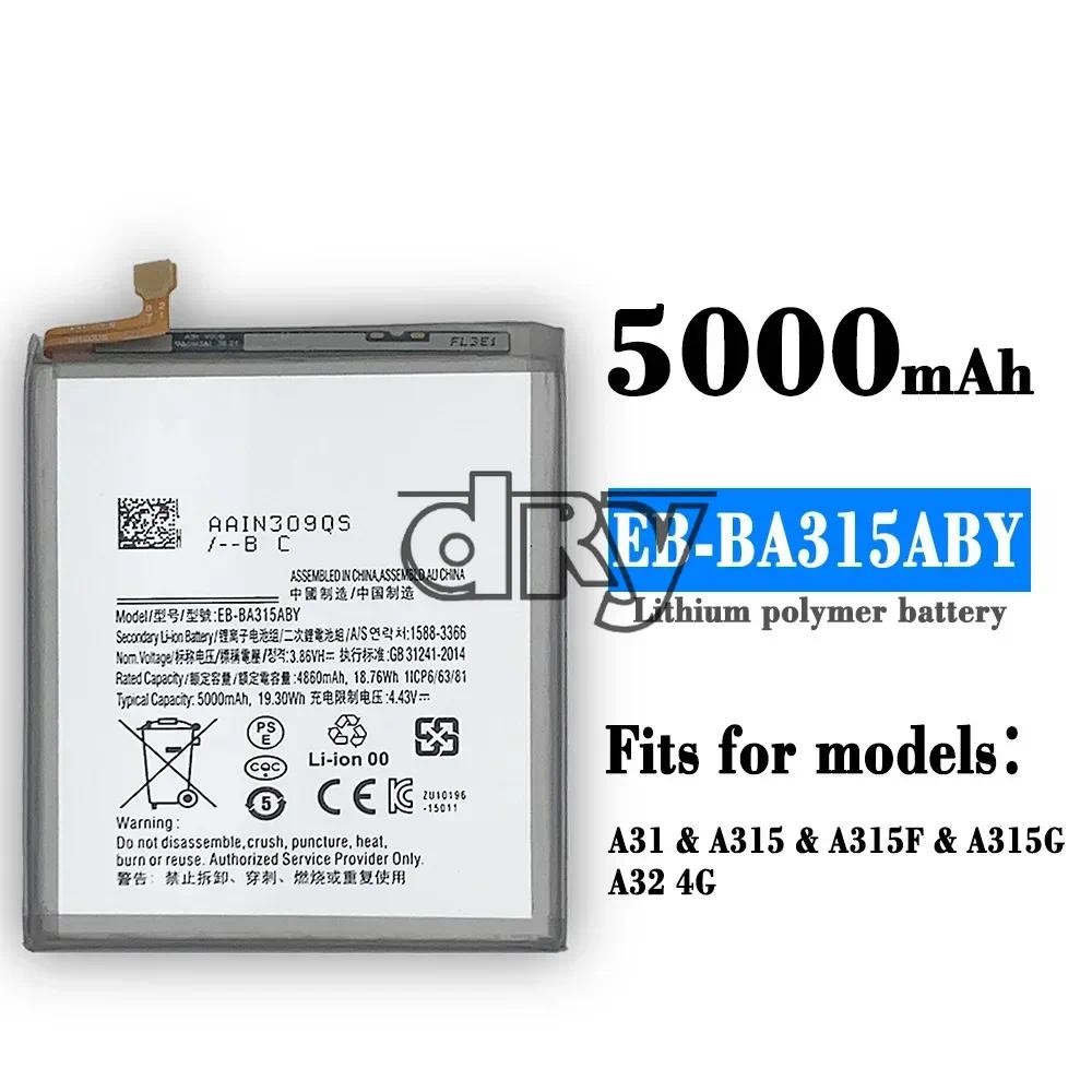 New EB-BA315ABY 5000mAh Battery For Samsung Galaxy A32 4G A325f Phone ...
