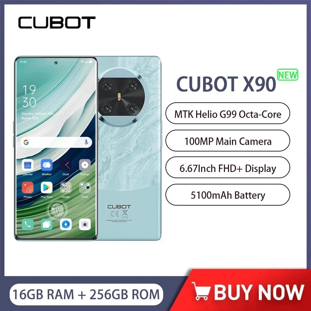 CUBOT X90 4G Smartphone Heilo G99 Octa-Core 6.67 Inch AMOLED Display ...