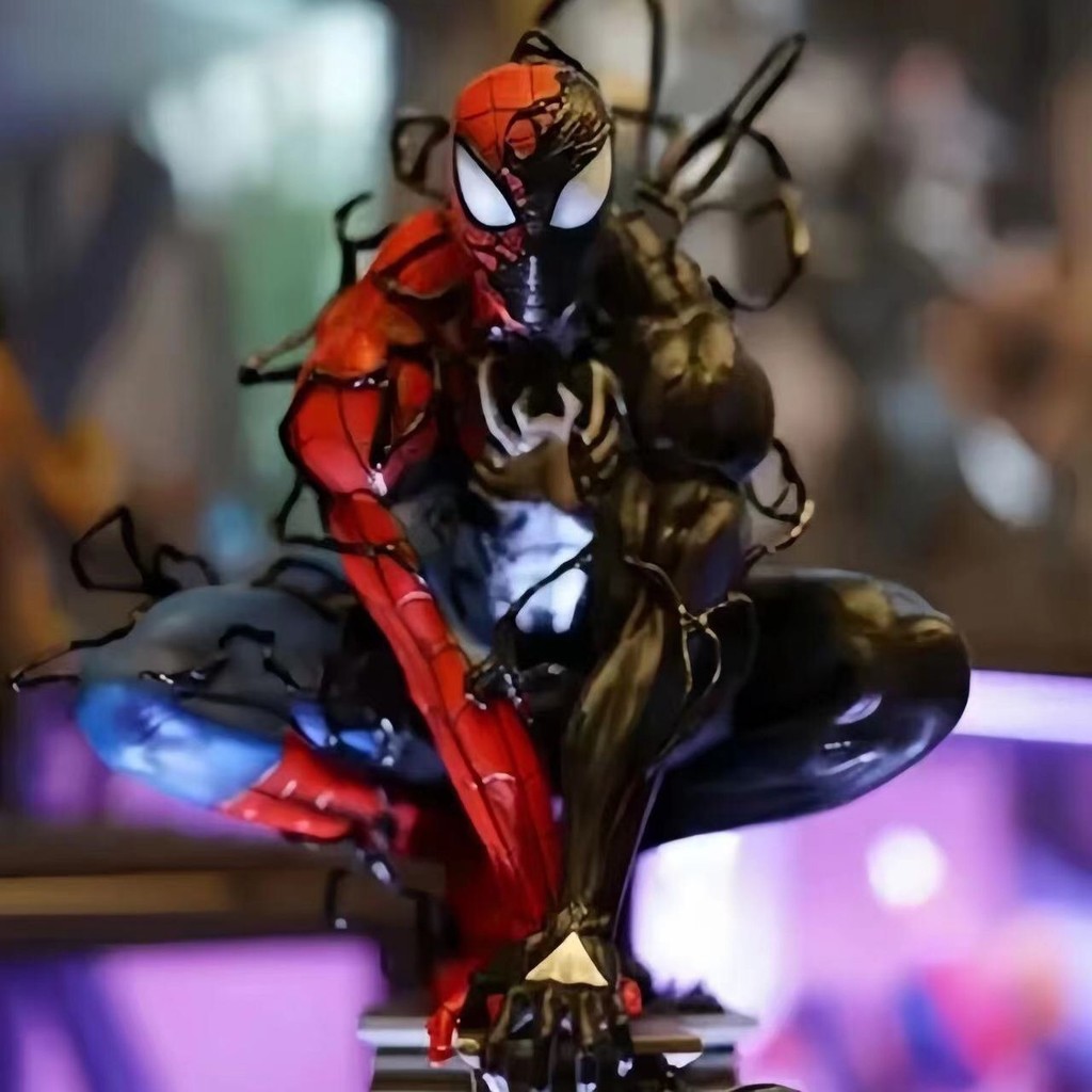 38cm Venom Spiderman Symbiote Action Figure Toys Gk Super Cool Spider ...