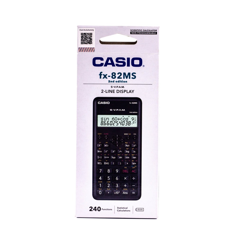 Casio Scientific Calculator FX-82MS 2nd Edition | Shopee Philippines