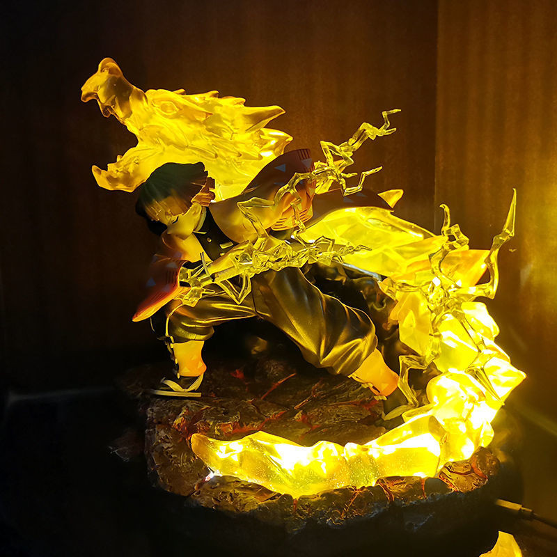 Demon Slayer's Hand-Made GK Figure GK Fire Thunder God My Wife Zenitsu ...