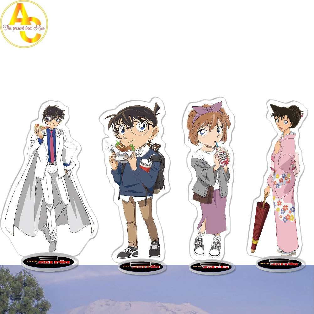 Standee Conan Famous Detective chibi mica anime statue decoration for ...