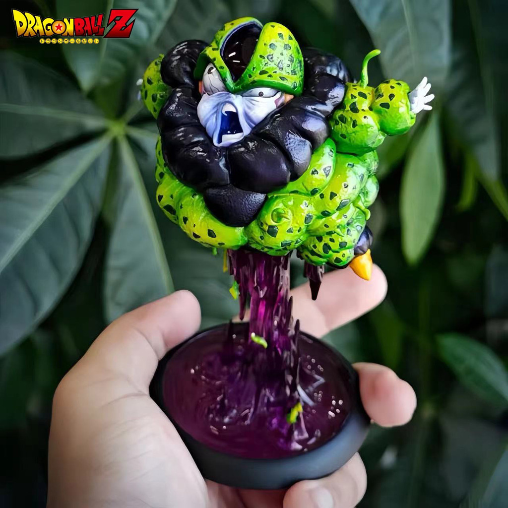 14cm Dragon Ball Z the Cell Core self-destruction Cell Statue Figure ...