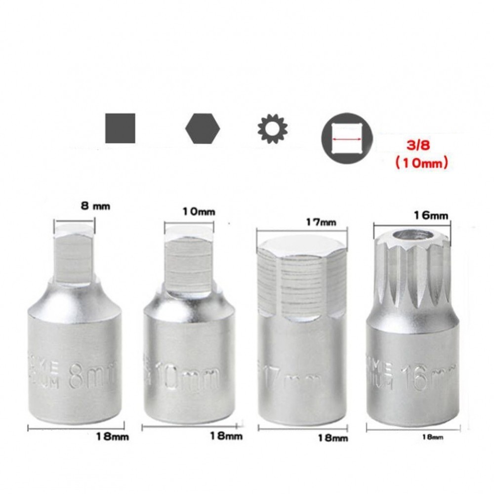 Complete 4 Piece Gearbox Screw Wrench Set for M16 H17 S8 S10 with Oil ...