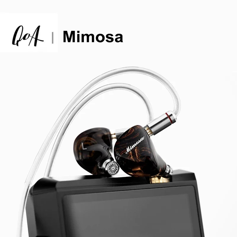QoA Mimosa 1 DD+1 Planar Hybrid Drivers in-Ear Earphone HiFi Music ...