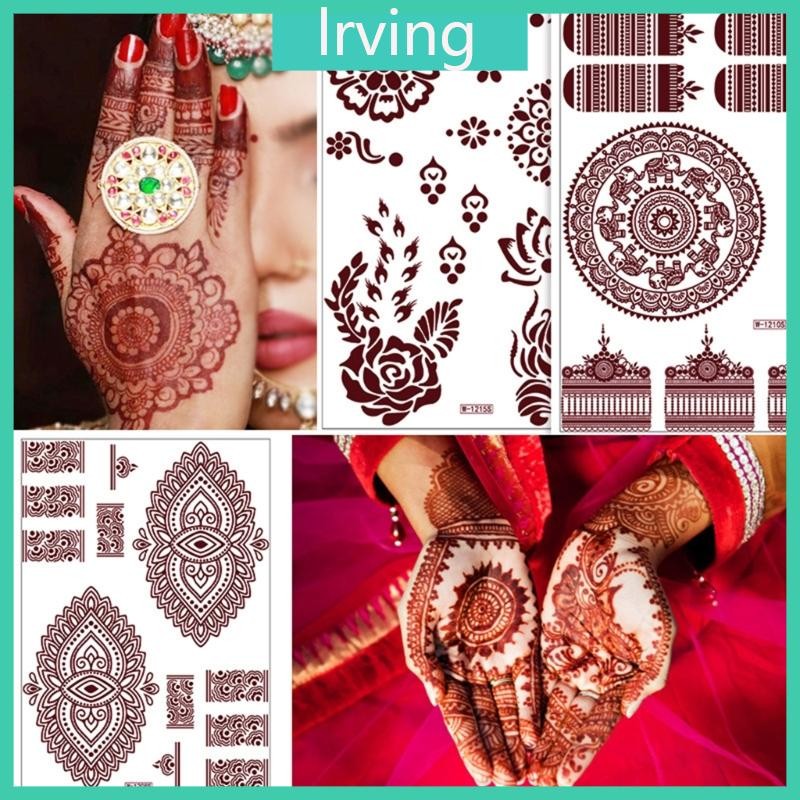 LRVI Lace Tattoos Stickers Bride Wedding Festival Face Neck Chest Arm ...