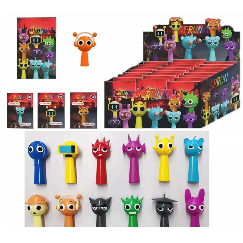 Sprunki Plush Toy Figurines Action Figures Mystery Box,Mystery Box (12 ...