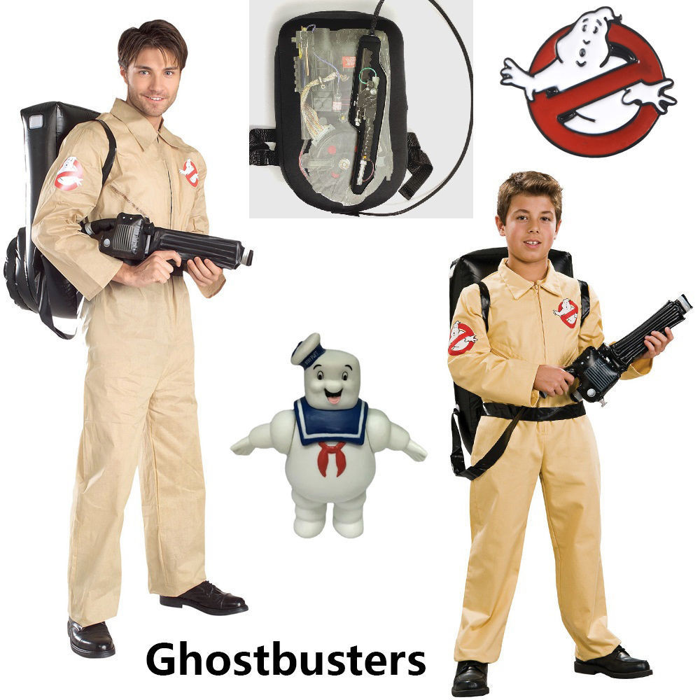 Movie Ghost Catcher cosplay Uniform Jumpsuit Uniform Clothes Quantum ...