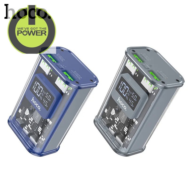 HOCO Transparent 10000mAh 22.5W PD20W Power Bank For 14 13 Pro Max Fast ...