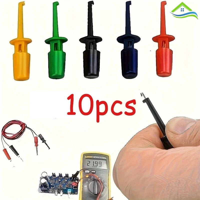 Multimeter Hook Clip Kit Multimeter Test Hook Grabbers for SMT/SMD IC ...