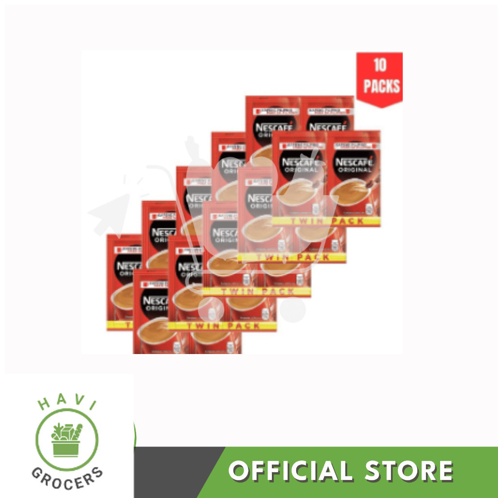 HAVI GROCERS NESCAFE ORIGINAL TWIN PACK 3IN1 COFFEE 55G x 10PCS ...
