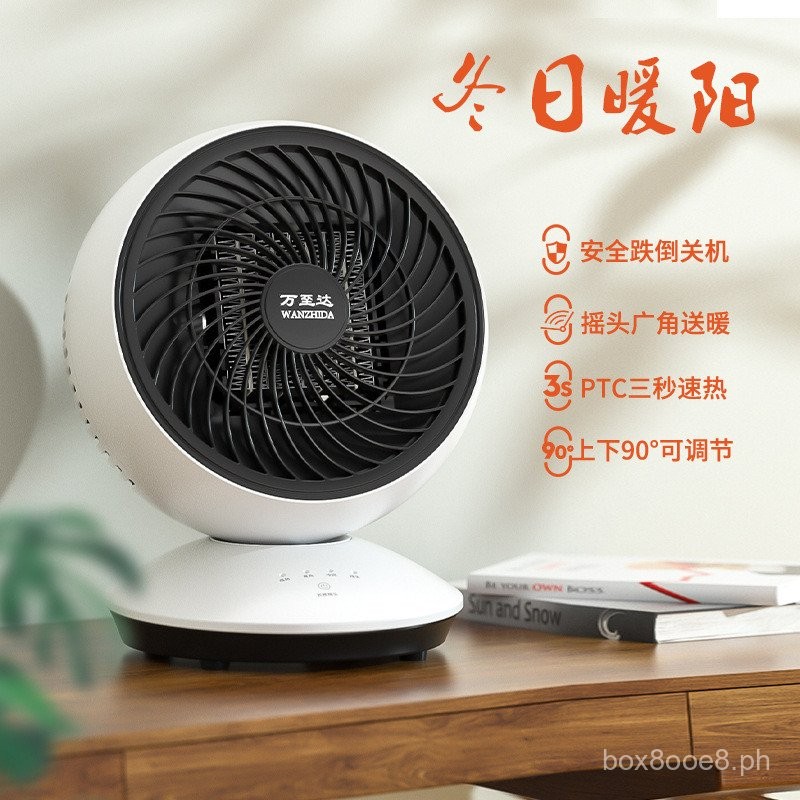 Heater Household Warm Air Blower Office Desk Surface Panel Electric ...