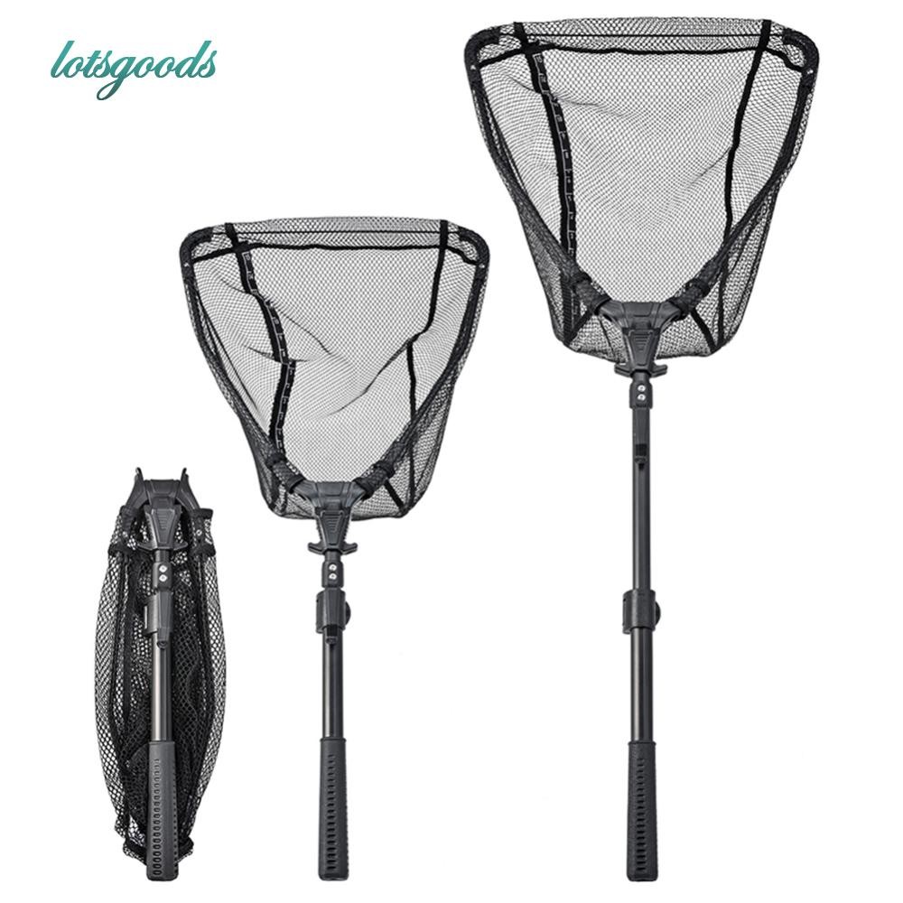 Fishing Landing Net Telescopic Handle Extended Length 37.4inch for Kids ...