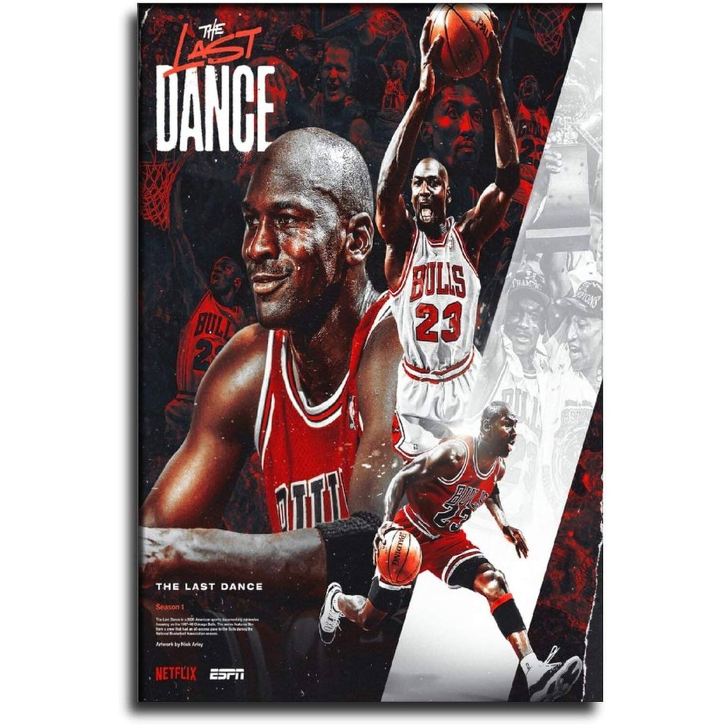 Jordan Poster Michael Jordan Ladance 2020 Poster Decorative Painting ...