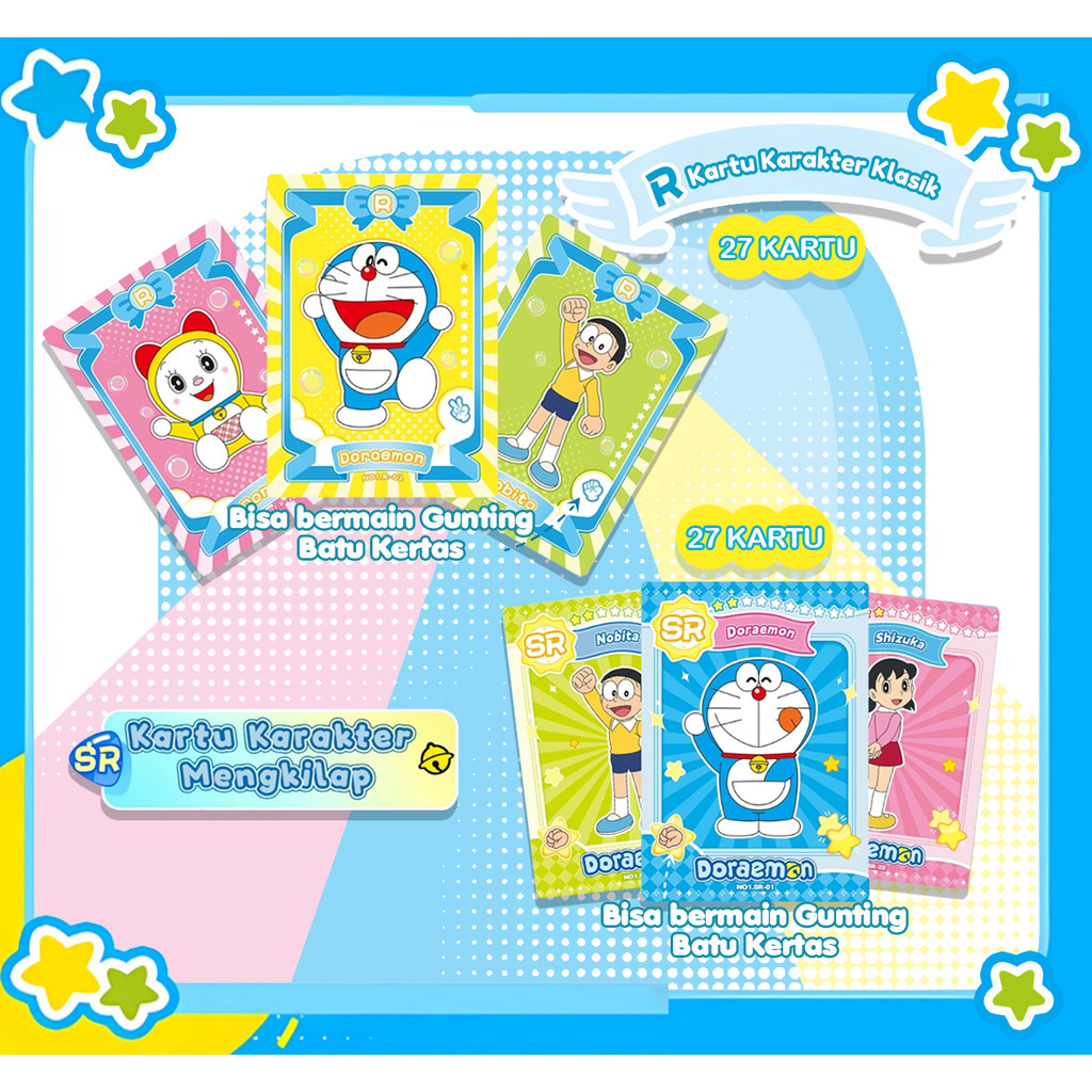 Toy Studio Children's Toys Doraemon Collection Cards Gacha Collection ...