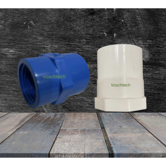 BLUE WHITE FITTINGS FEMALE ADAPTER PVC | Shopee Philippines
