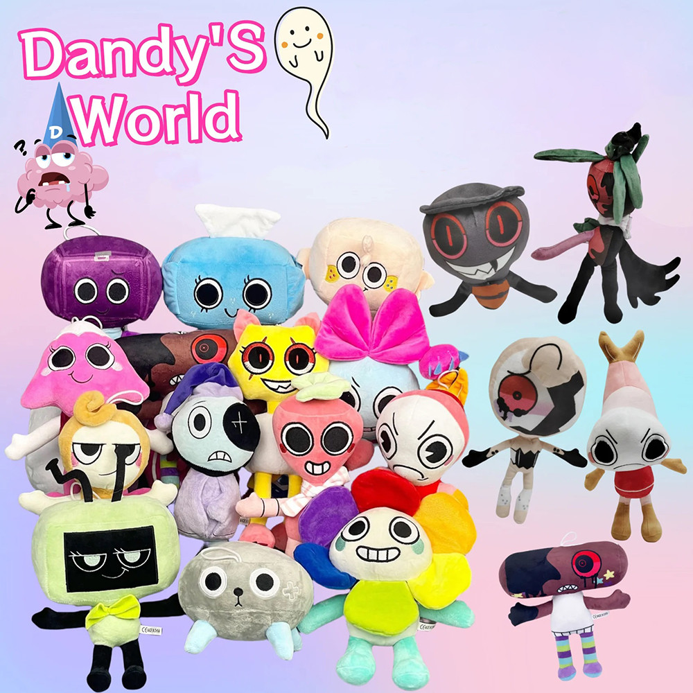 Cute Plush Dandy's World Doll Toy Horror Game Dandy World Scrap Boxten ...