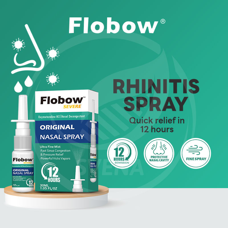 Flobow Nasal Spray - Fast Relief for Allergic Rhinitis, Gentle ...
