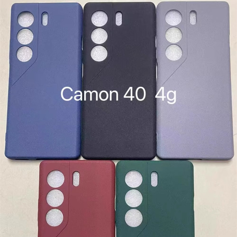 For Tecno Camon 40 4G Slim Matte Sandstone Soft Phone Case for For ...