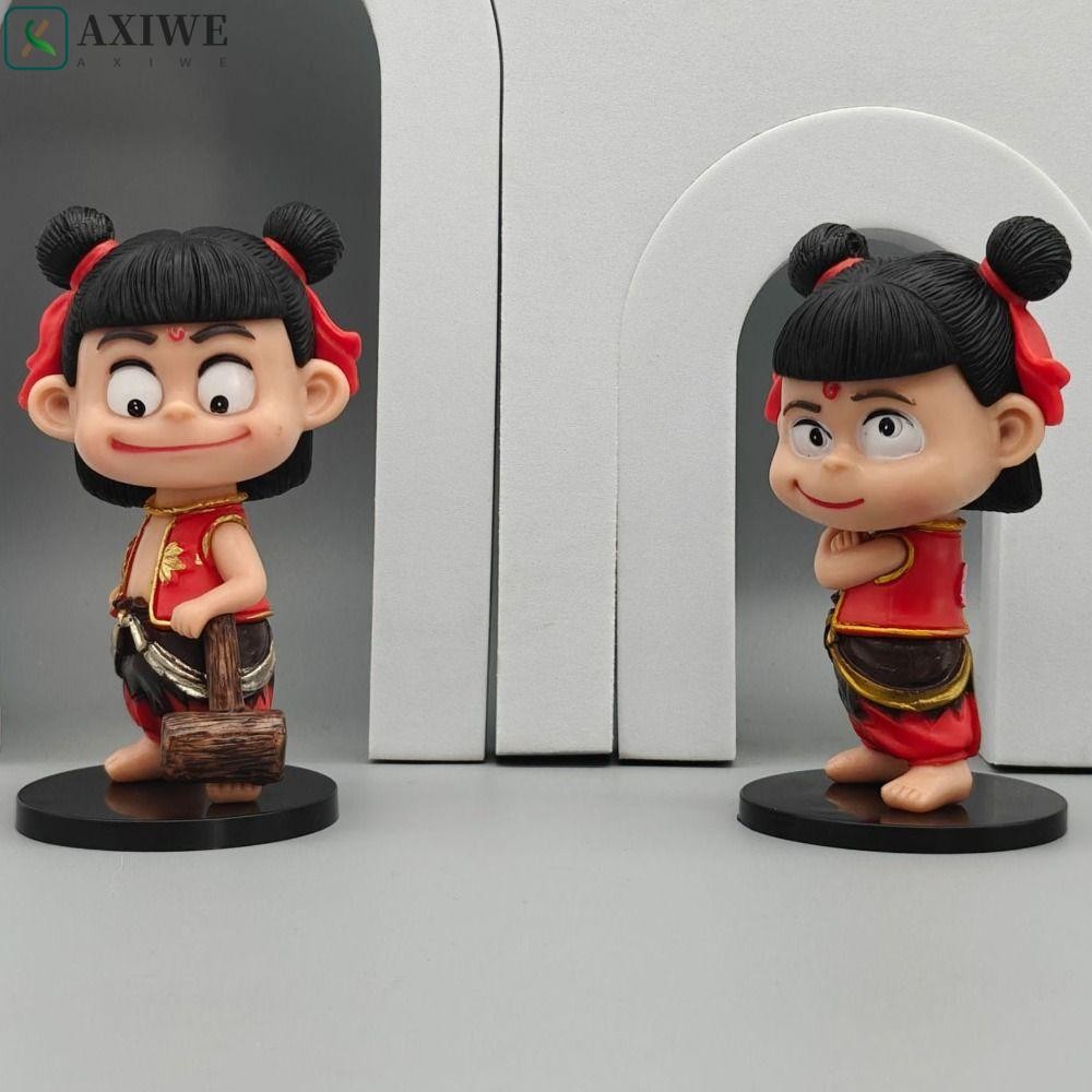 AXIWE NeZha2 Action Figure, Q Versie PVC Doll NeZha2 Model Toy ...