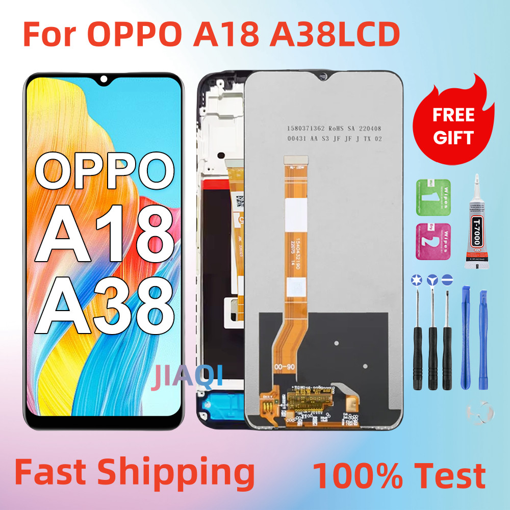 FOR OPPO A18 A38 LCD Display Touch CPH2591 CPH2579 Screen Digitizer ...