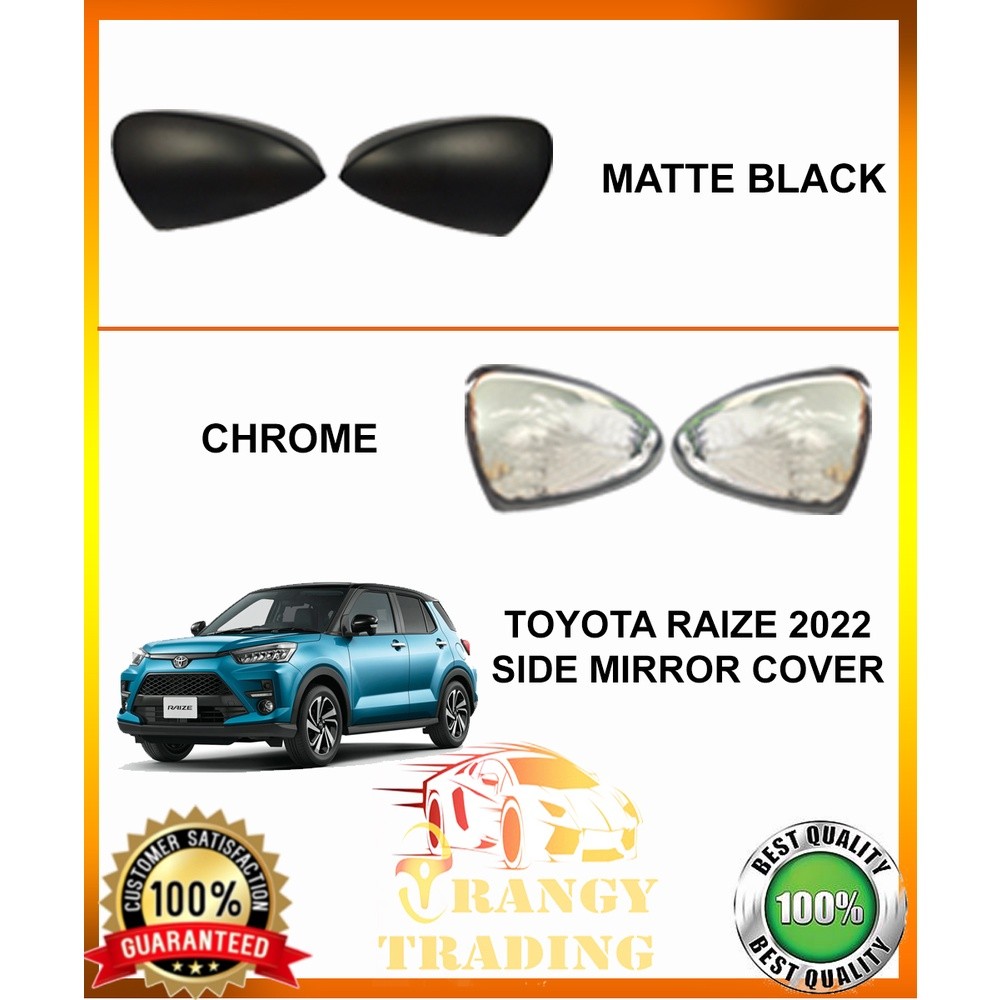 Toyota Raize / Avanza 2022 to 2026 Side Mirror Cover MATTE BLACK ...