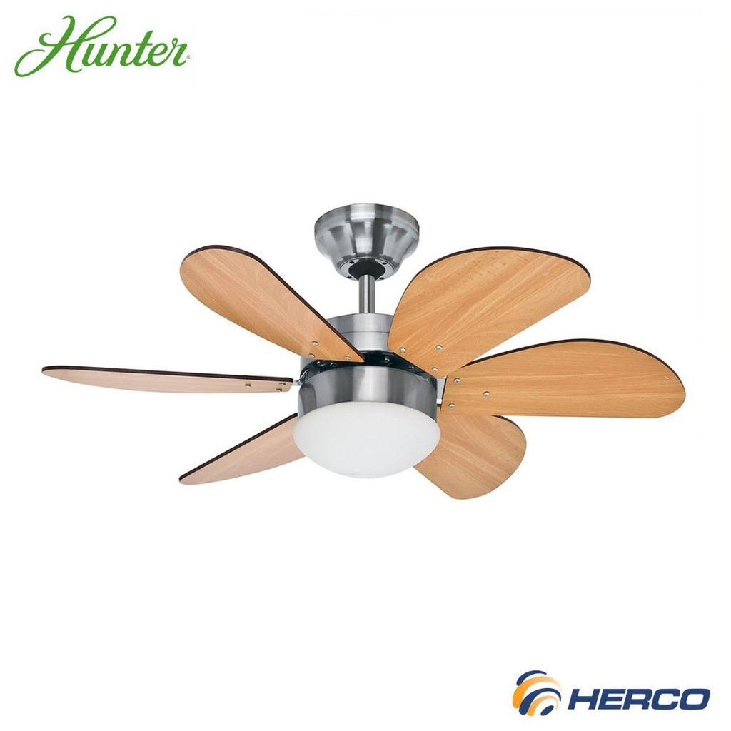 Hunter Revolution Sprint 30" Brushed Nickel Ceiling Fan 220v | Shopee ...