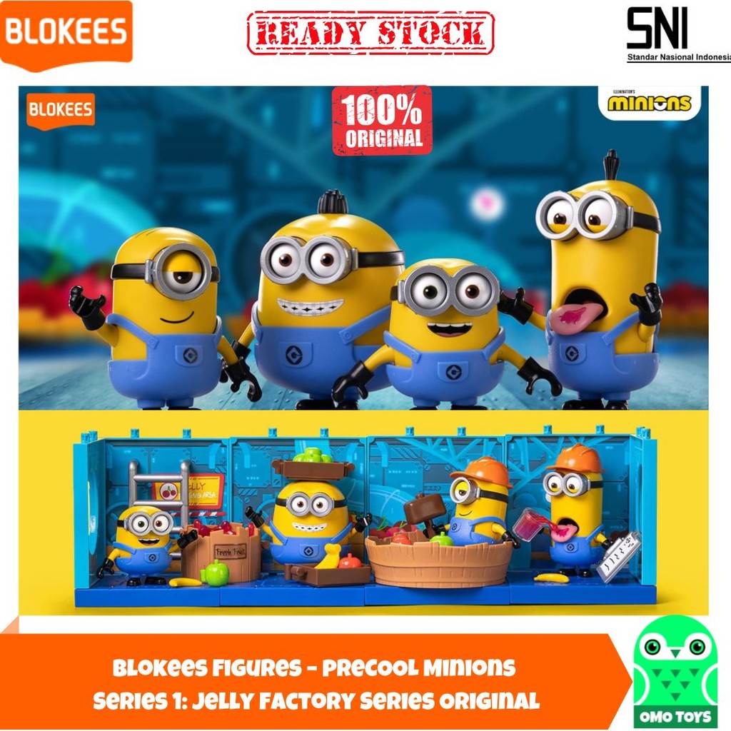 Blokees Figures preCOOL Minions Series 1Jelly Factory Series Bob Otto ...