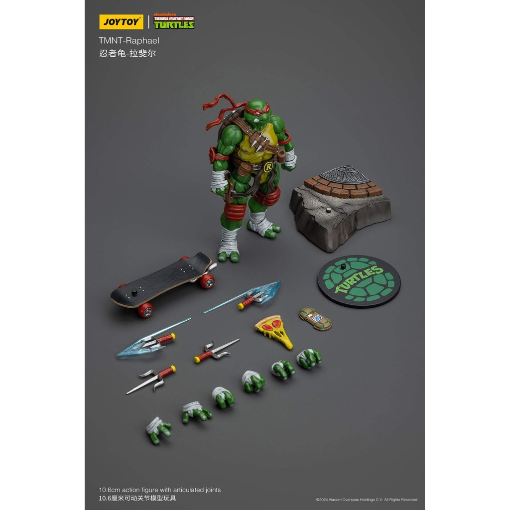 (RE-Run) TMNT - Wave 1 - Raphael Action Figure By JOYTOY | Shopee ...