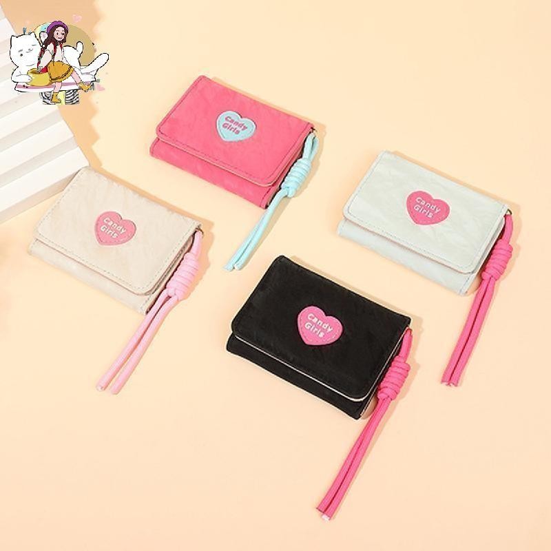 Cute Wallet Y2K Heart Patchwork Purse Coquette Aesthetic Mini Coin ...
