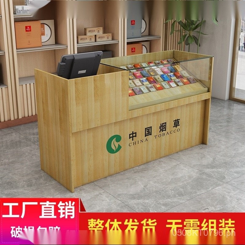 Glass Cabinet Cash Register Integrated Supermarket Counter Convenience ...