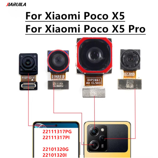 Back Main Camera For Xiaomi Mi Poco X5 Pro Front & Rear View Macro ...