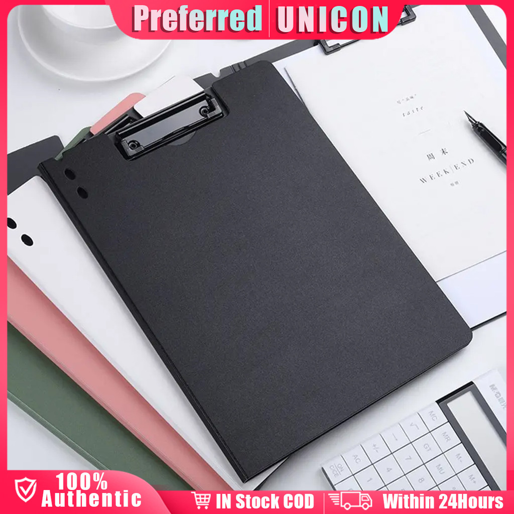 Horizontal/Vertical Clip for Documents Folder A4 Clipboard Folder ...