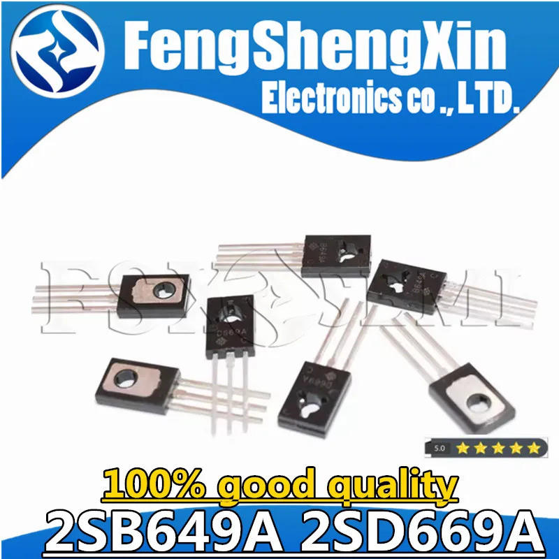 20pcs/lot 2SB649A 2SD669A TO-126 (10 pcs B649A + 10 pcs D669A) Audio on ...