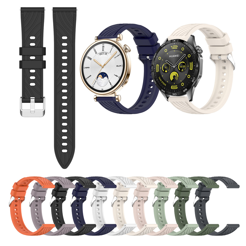 20mm 22mm Silicone Strap for Huawei Watch GT5 GT3 GT4 SE GT2 GT2e ...