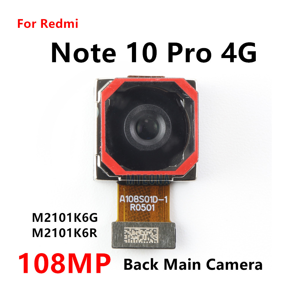 Rear Back View Camera Camera For Xiaomi Redmi Note 10 Pro 4G 108MP Main ...