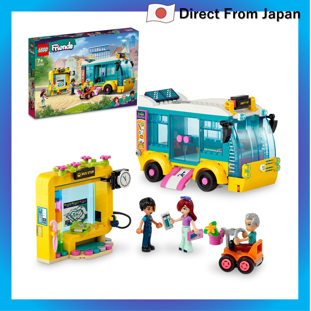 LEGO Friends Heartlake City Bus Terminal 41759 Toy Block Present ...