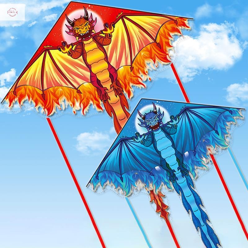 Sun Large Dragon Kite For Kids & Adults Easy To Fly Large Huge Dragon ...