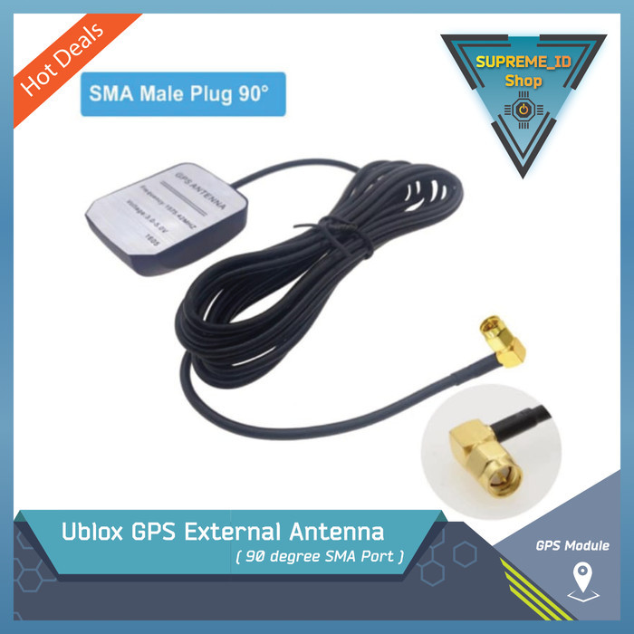 Active External Cable Cable GPS Antenna Sensor Module U-Blox NEO SMA ...