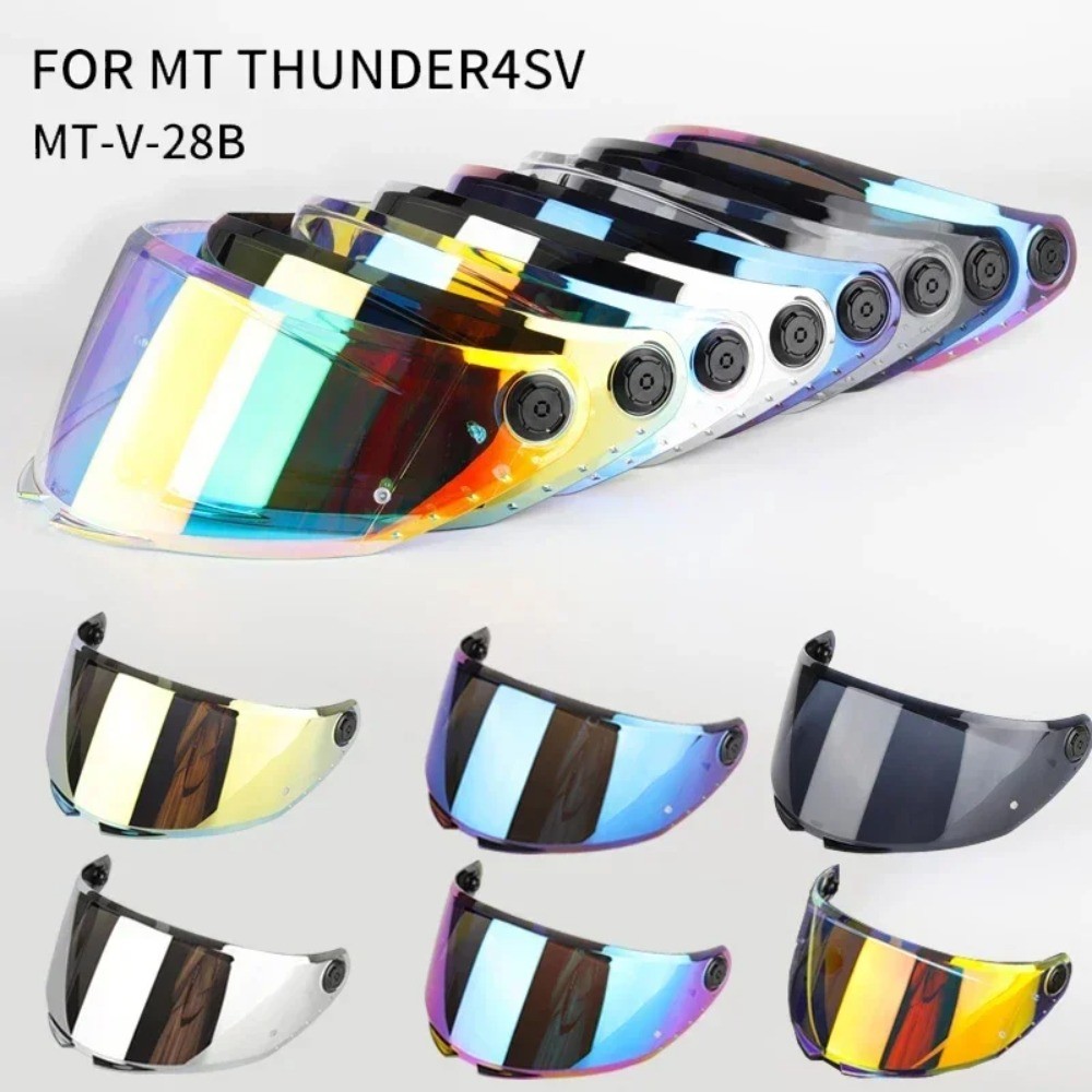 Helmet visor for MT THUNDER 4 SV STINGER 2 MT-V-28B Replacement helmet ...