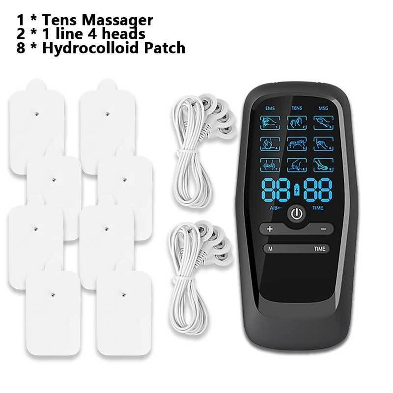 TENS Massager Electric Therapy Machine For Stroke Patient Rechargeable ...