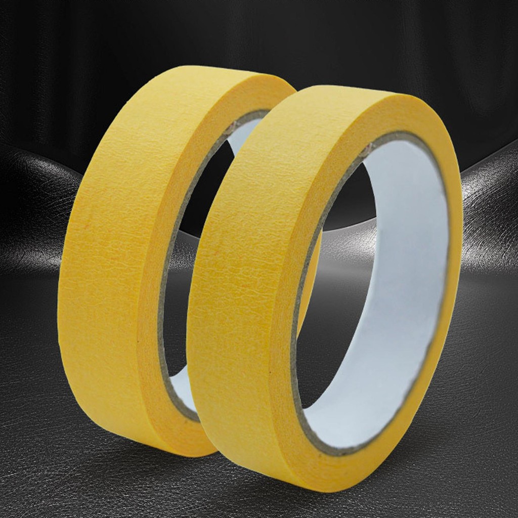 220cm Yellow Masking/Paper Tape Car Spraying Masking Paper Writable ...