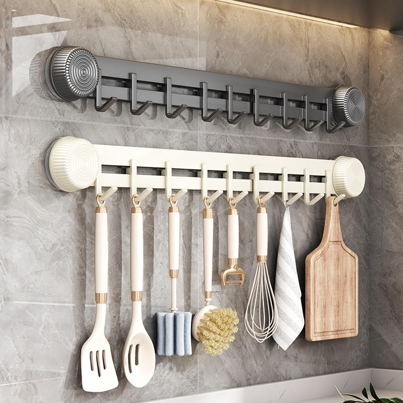 Non-marking Suction Cup Hook Kitchen Shovel Spoon Storage Rack Bathroom ...